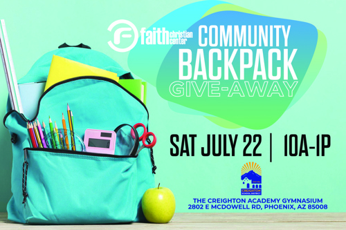 Community Backpack Giveaway | Positive Encouraging K-LOVE