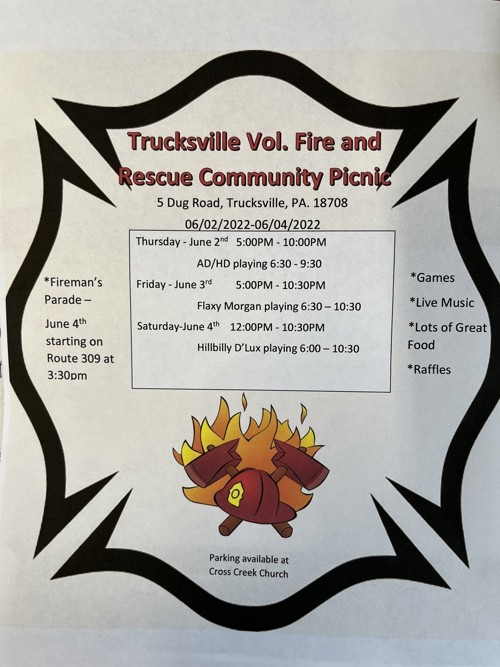 Trucksville Fire and Rescue Community Picnic | Positive Encouraging K-LOVE