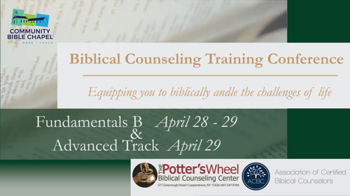 Biblical Counseling Training Conference | Positive Encouraging K-LOVE