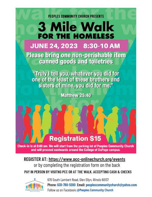 3 Mile Walk for the Homeless | Positive Encouraging K-LOVE