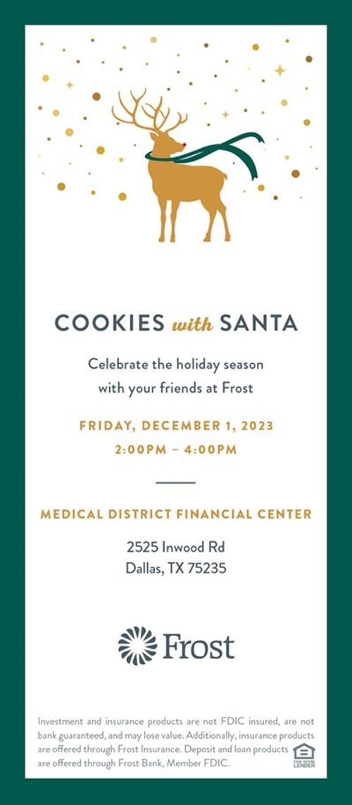 Frost Bank Cookies With Santa | Positive Encouraging K-LOVE